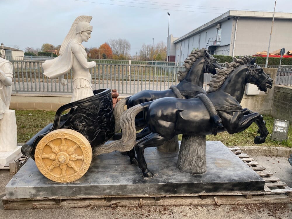Marble chariot • Online sales of antiques, modern art and design • NowArc