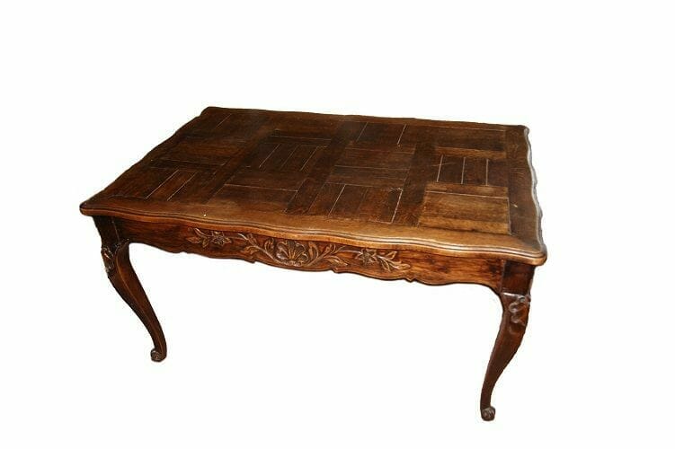 Tavolo francese provenzale in rovere allungabile del 1800 • Vendita ...