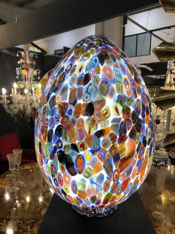 Murano murrine lamp • Online sales of antiques, modern art and design ...
