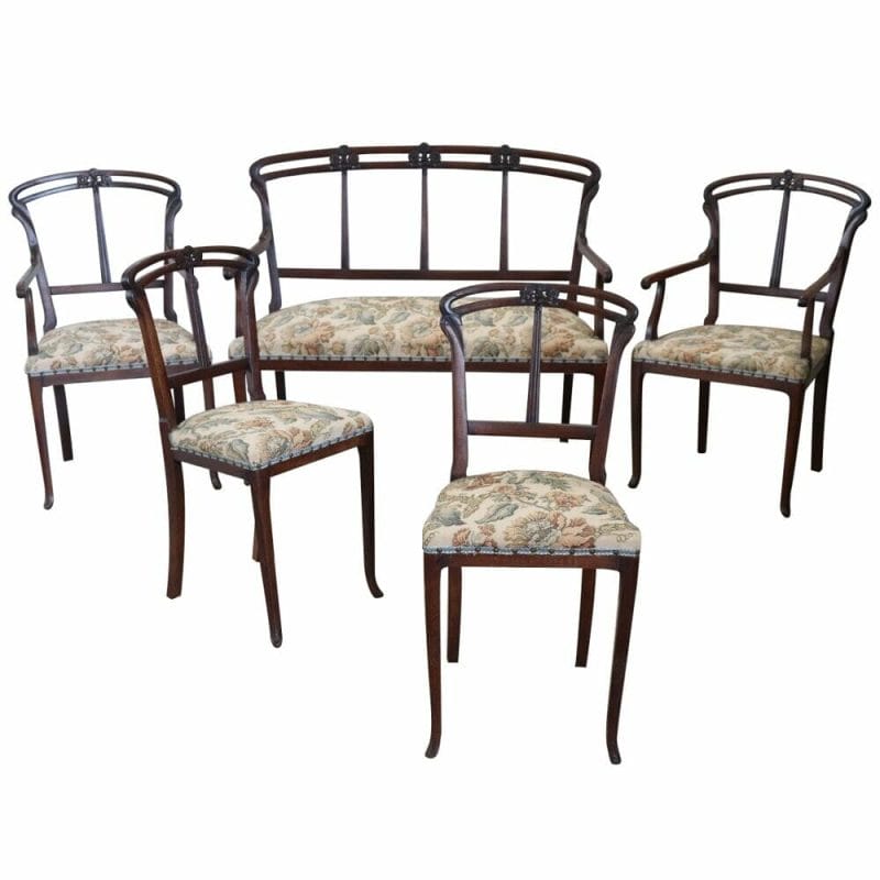 Salotto Art Nouveau inizi secolo XX • Vendita Online Antiquariato ...