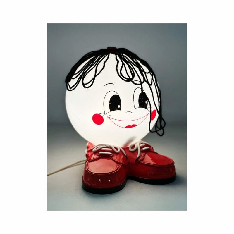 Lampada da tavolo con scarpe • Vendita Online Antiquariato ...