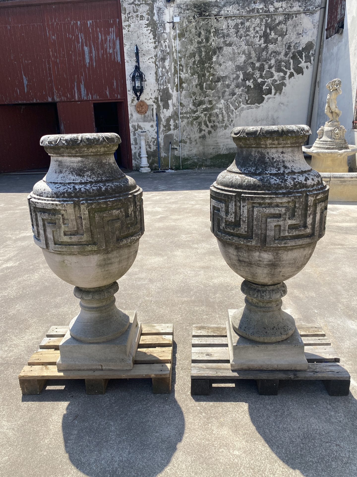 Pair of stone vases • Online Sale of Antiques, Modern Art and Design ...
